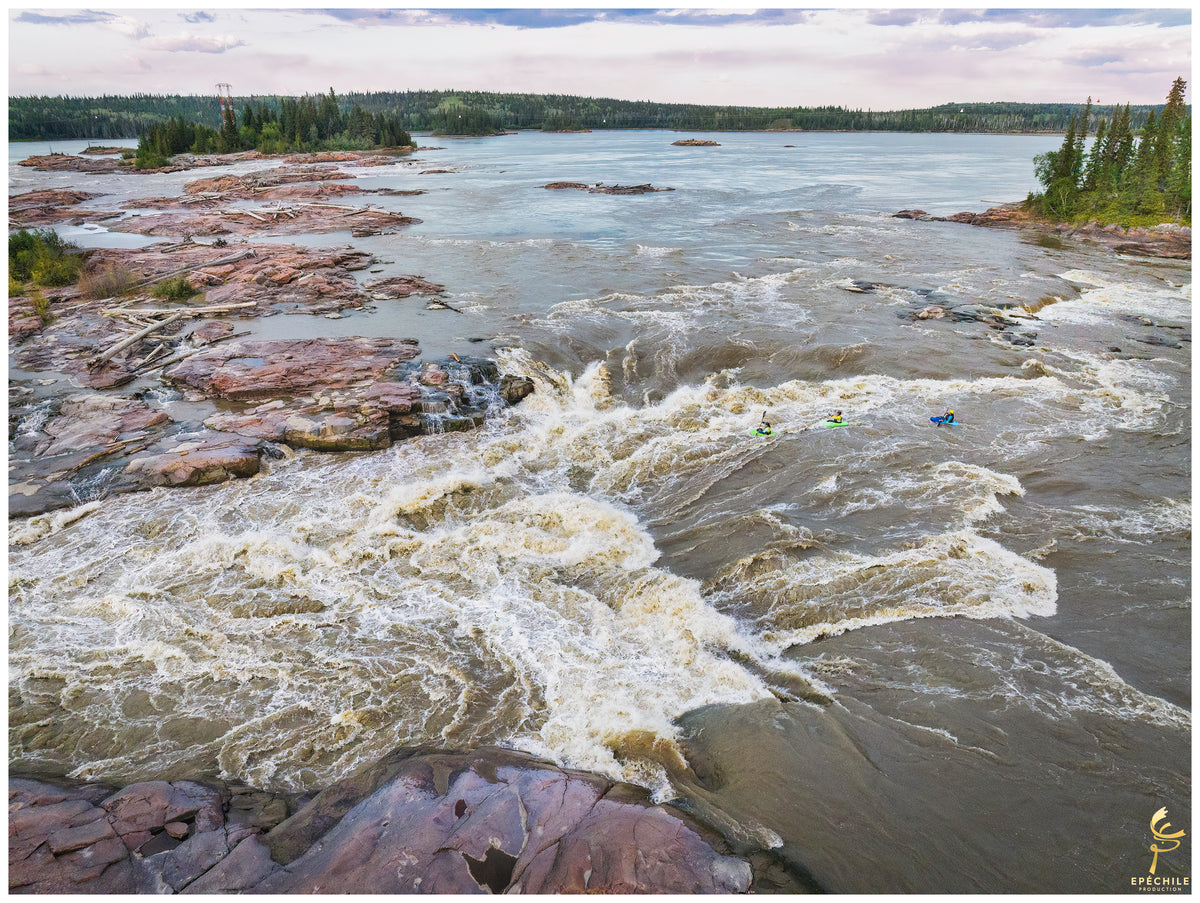 Team Paddler Eleanor Knight Takes On Slave River's Pony Monster Rapid ...